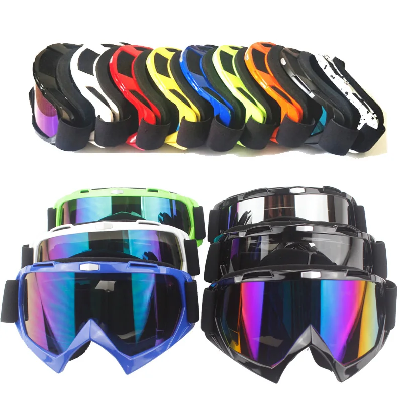 Adult-Motocross-Goggles-Motorcycle-goggles-Glasses-ATV-Clear-Lens-Ski ...