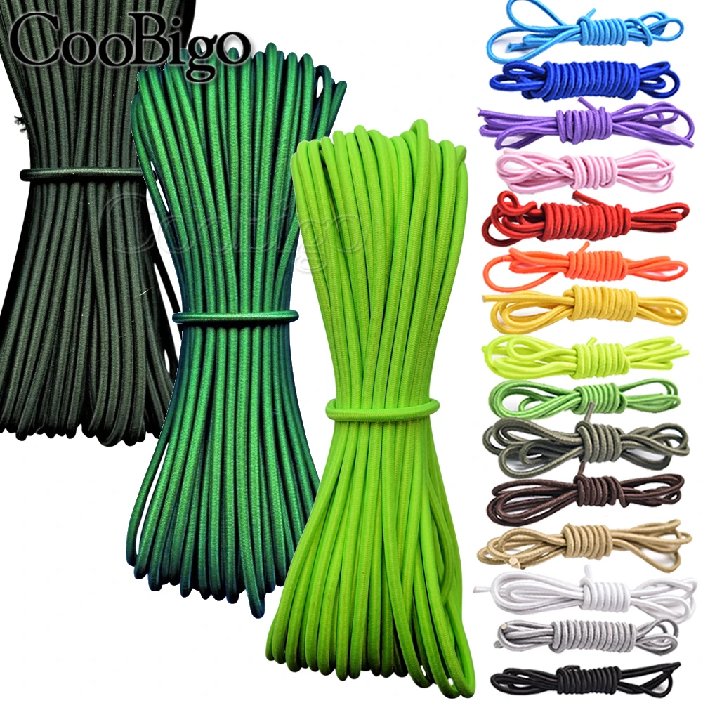 5Meters 3mm Colorful Single Core Round Elastic Band Rubber Rope ...