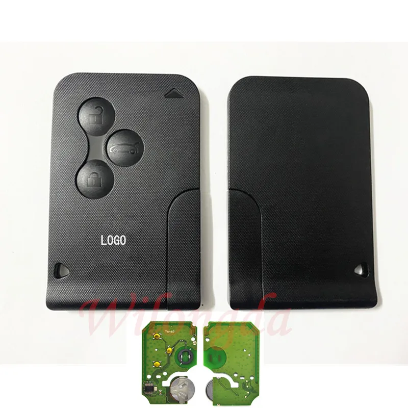 10pcs/lot Remote Key Card For Renault Megane 2 3 II Scenic II Grand ...