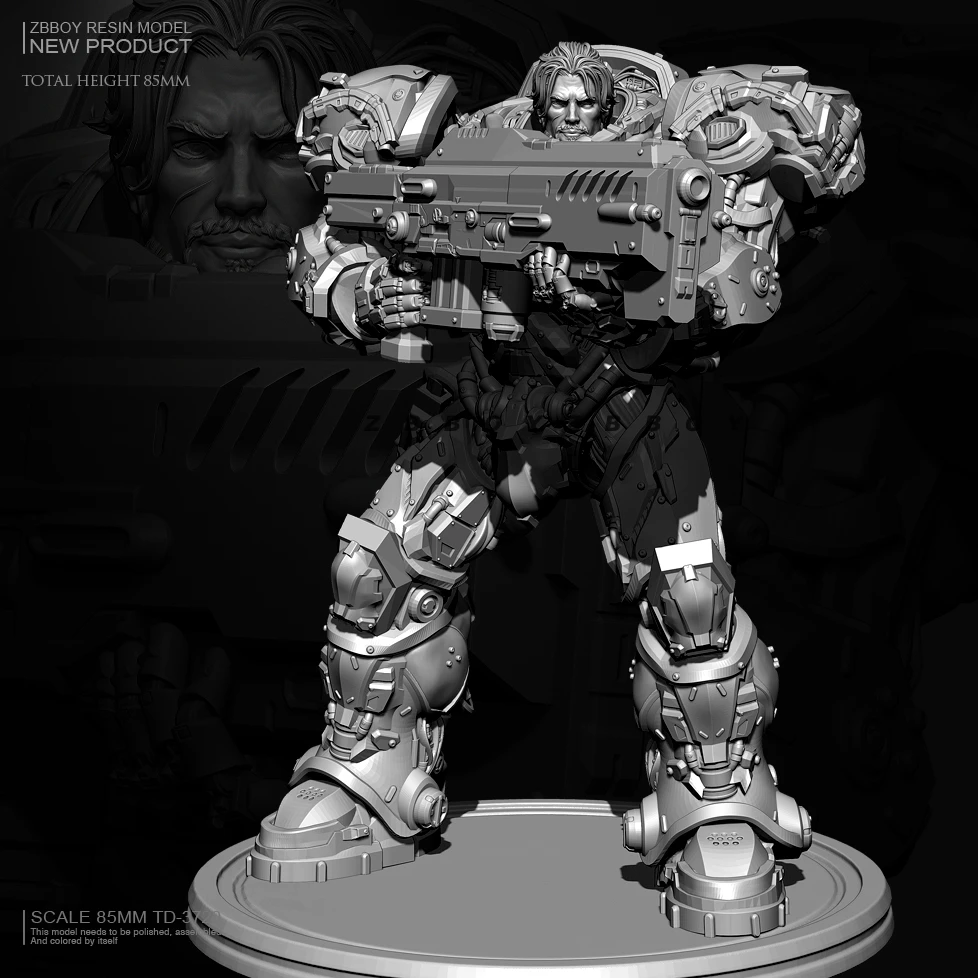85mm Resin model kits figure colorless and self assembled TD 3720 ...