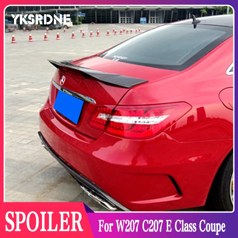 W207-C207-Carbon-Fiber-FRP-Trunk-Spoiler-R-Style-Wing-For-Mercedes-E ...