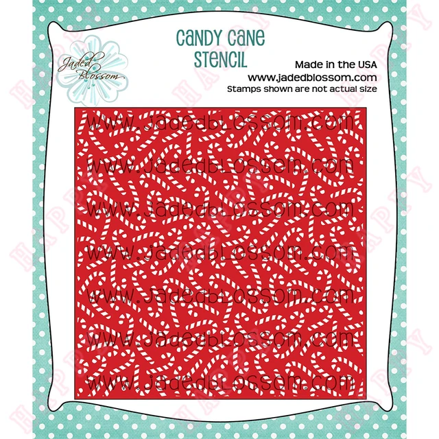 Candy Cane Stencil Printable
