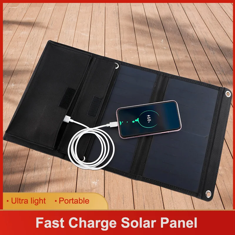 100W-QC3-0-Fast-Charge-Solar-Panels-Portable-Foldable-Waterproof-USB ...