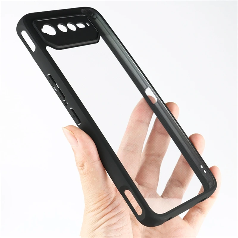 Transparent-Case-For-Asus-ROG-Phone-6D-Case-Shockproof-Soft-Back-Cover ...