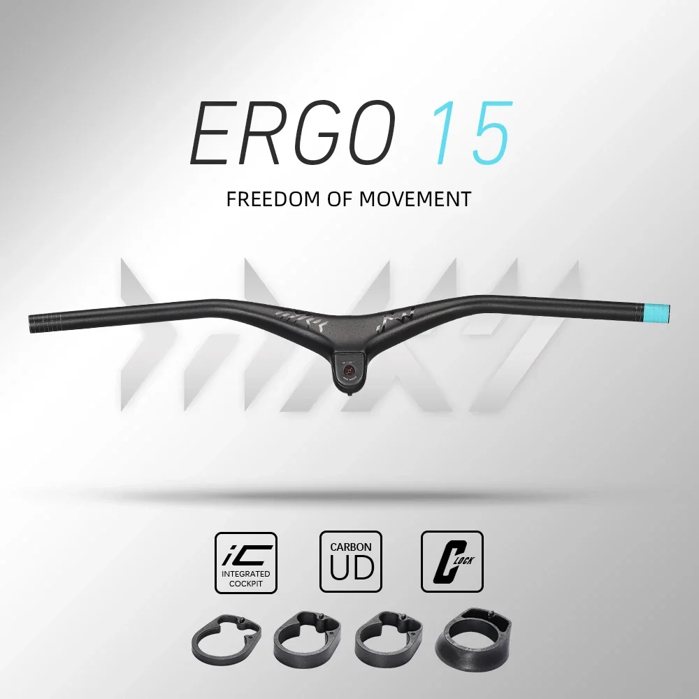 RYET-ERGO-Bicycle-Handlebar-T1000-Rise-740mm-5-Degrees-Carbon ...