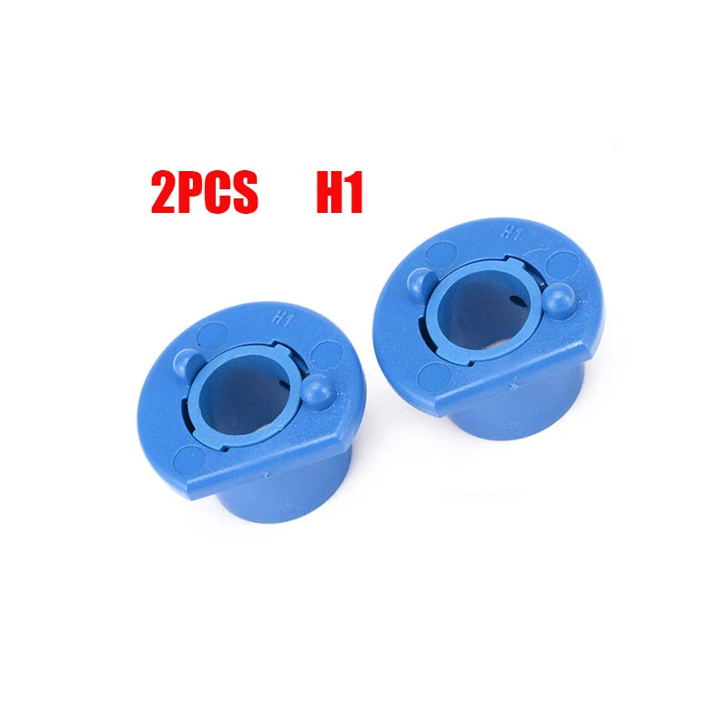 2pcs Car Led Halogen Headlight H1 Lamp Bulb Base Adapter Sockets ...