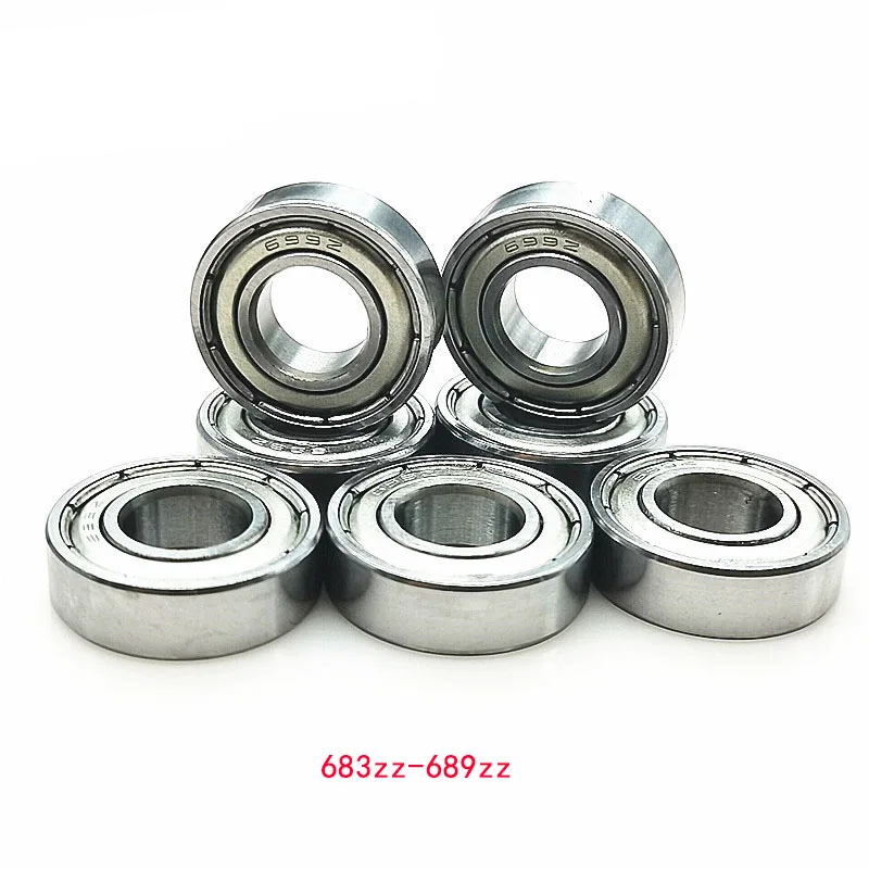 10pcs-Miniature-Bearings-Small-Bearings-683zz-3x7x3-684zz-4x9x4-685zz ...