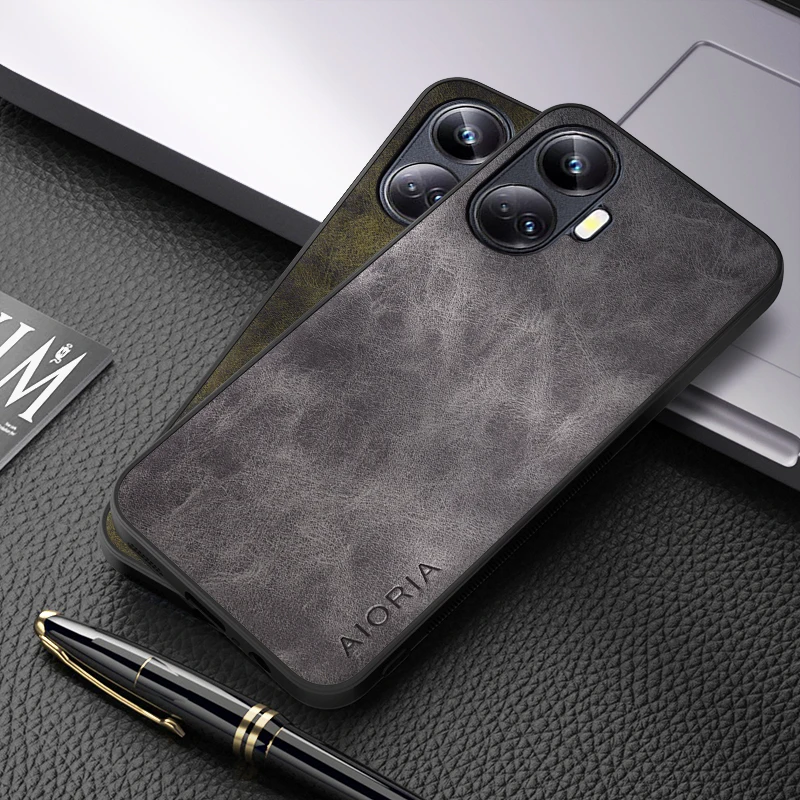 Case for Realme 10 Pro Plus 5G 4G Luxury PU leather Skin cover for ...
