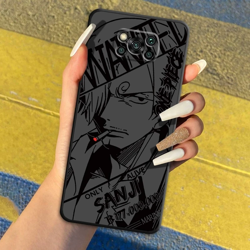 Capa-One-Piece-Luffy-Anime-Procurado-Circular-Para-Xiaomi-Mi-Poco-M5s ...