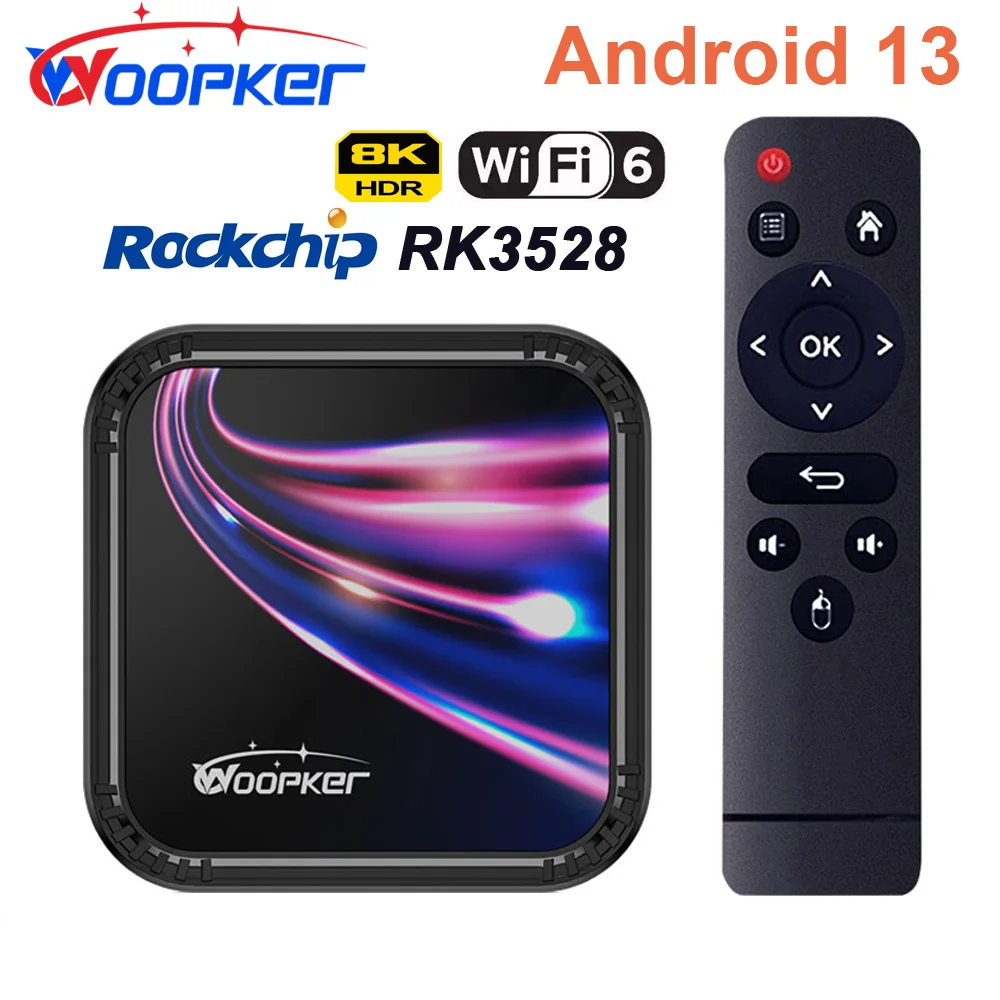 Woopker-K52-Caixa-de-TV-Android-13-Rockchip-RK3528-UHD-V-deo-8K-BT5-0 ...