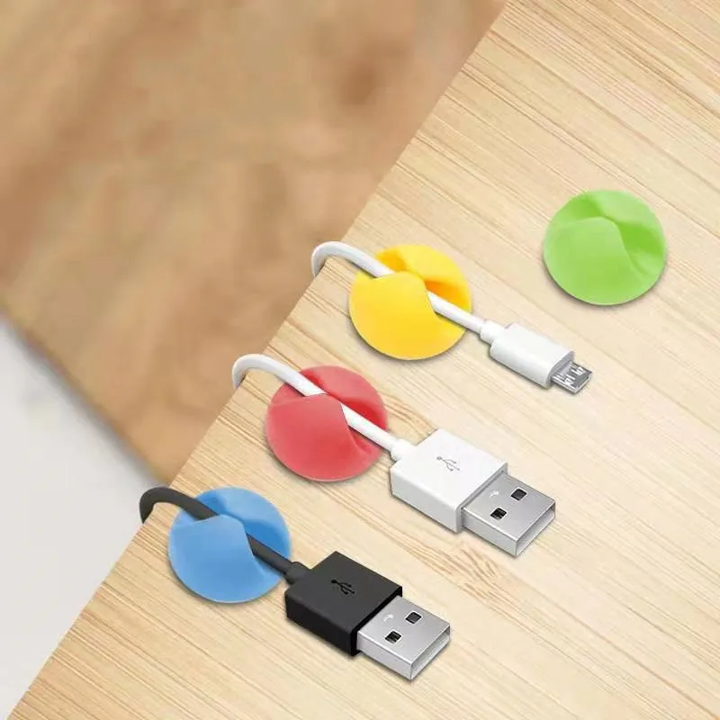 ACCESSOIRES POUR CABLE,Blue 6--Enrouleur de câble organiseur de câbles ...