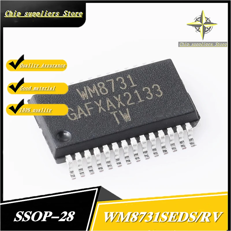 5PCS-20PCS-LOT-WM8731SEDS-RV-WM8731SEDS-V-WM8731S-SSOP-28-Codec-Chip ...