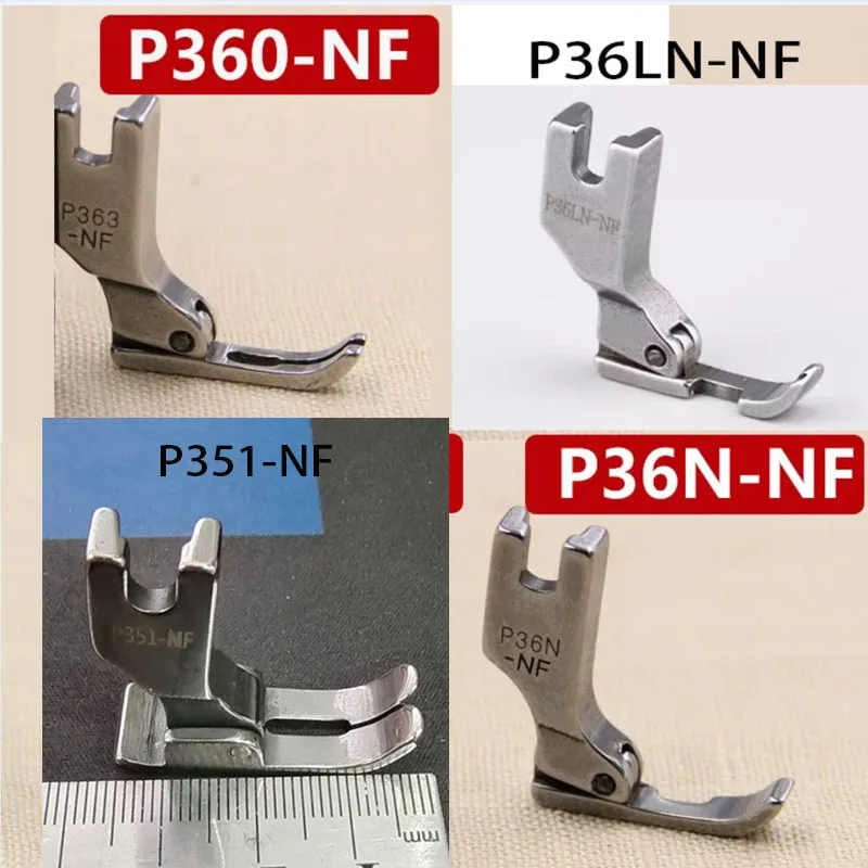 4PCS-Sewing-Machine-Presser-Foot-Flat-P363-NF-Zipper-Small-P351-NF ...