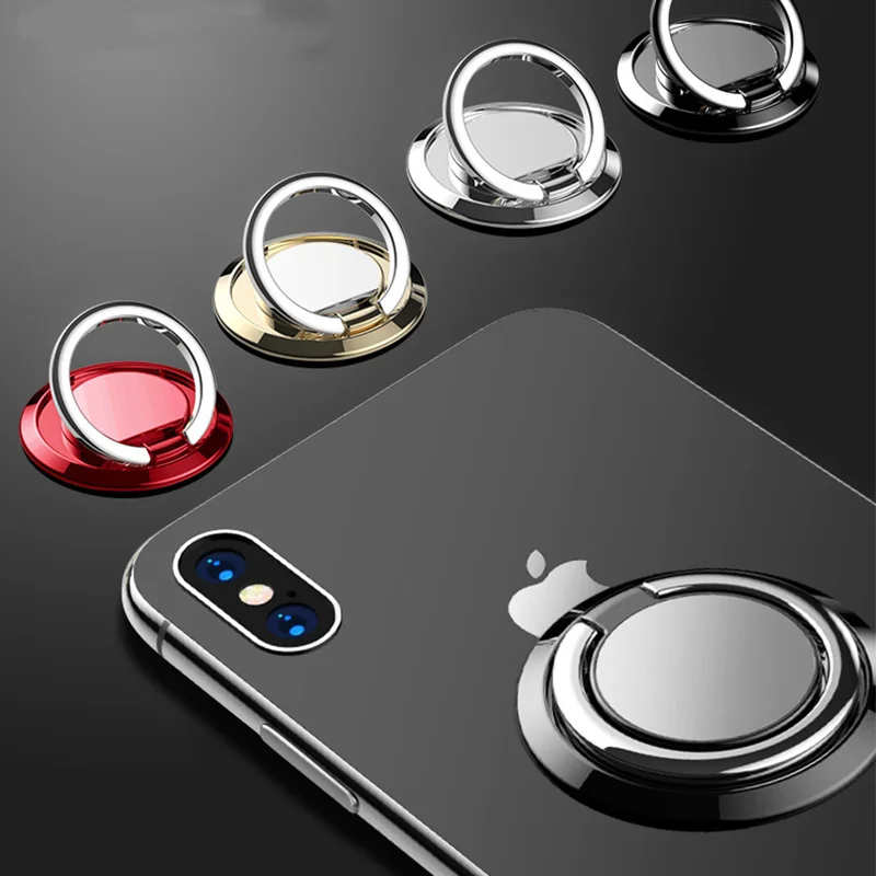 Universal Finger Ring Holder Stand Grip 360 Degree Rotating for Mobile ...