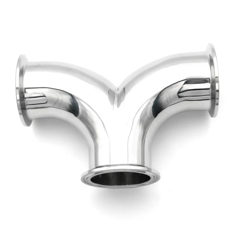1.5" 2" Clamp Double Elbow Tee Y Type 3 Way Cross SS304/SS316L ...
