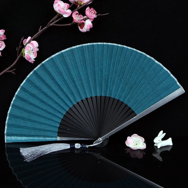 16-Color-Chinese-Kung-Fu-Titanium-Alloy-Fan-Pure-Metal-Self-defense-Fan ...