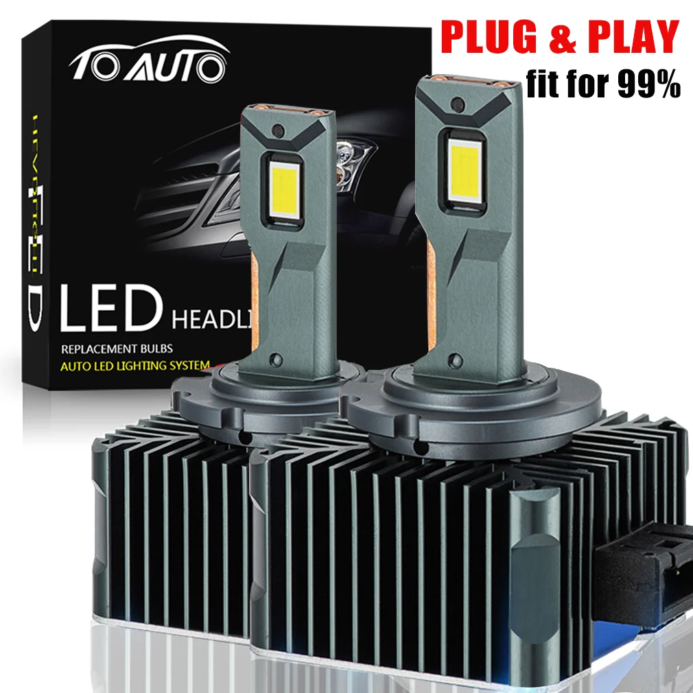 D3s Led Headlights Bulbs D1s D2s D4s D1r D2r D3r D4r Turbo Led 60000lm ...