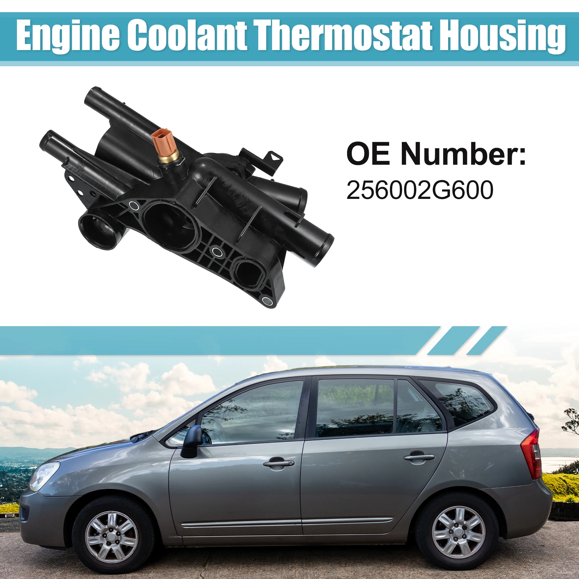 X-Autohaux-Car-Engine-Coolant-Thermostat-Housing-Assembly-256002G600 ...