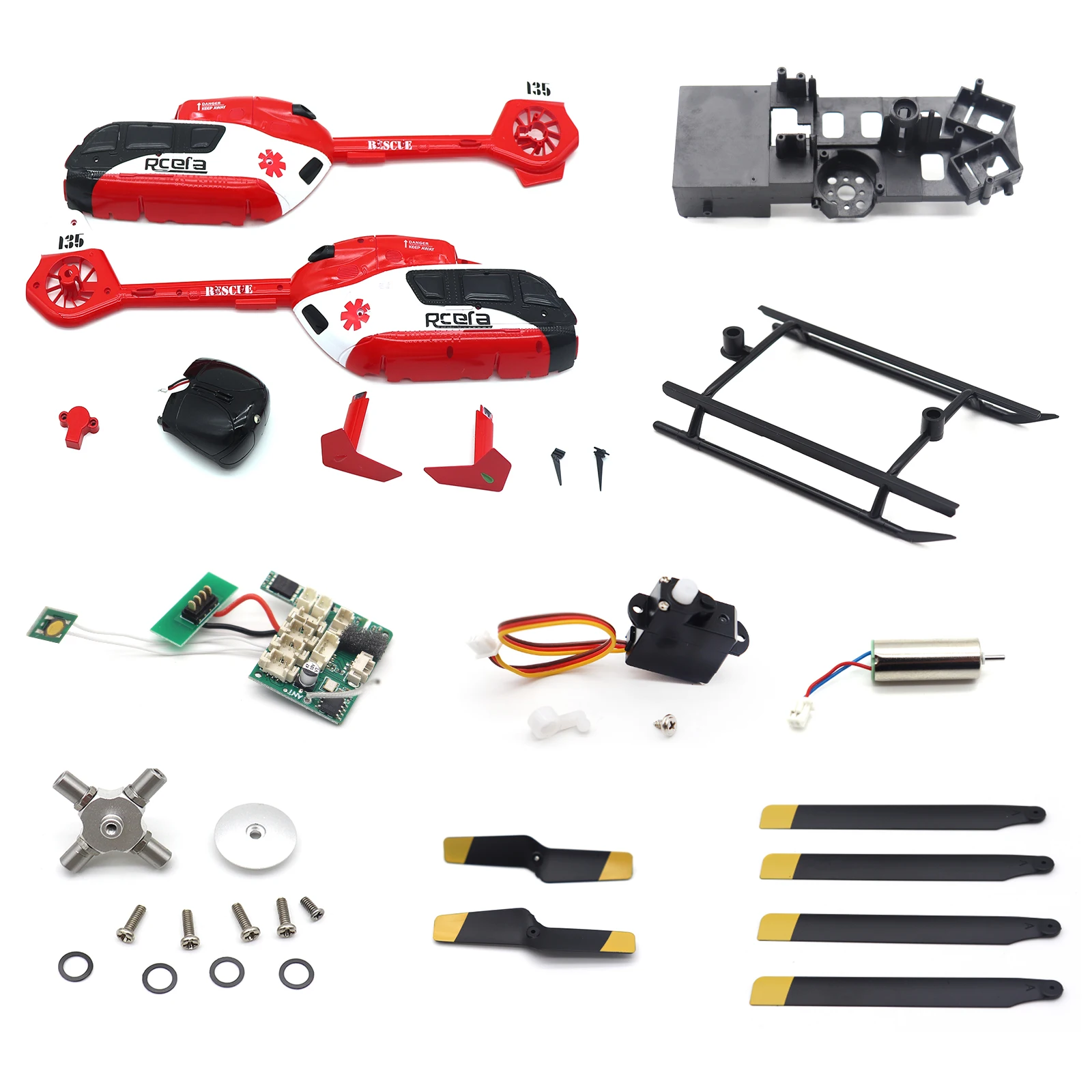 Original-Parts-for-C159-EC-135-RC-Helicopter-Metal-Rotor-Head-ESC ...