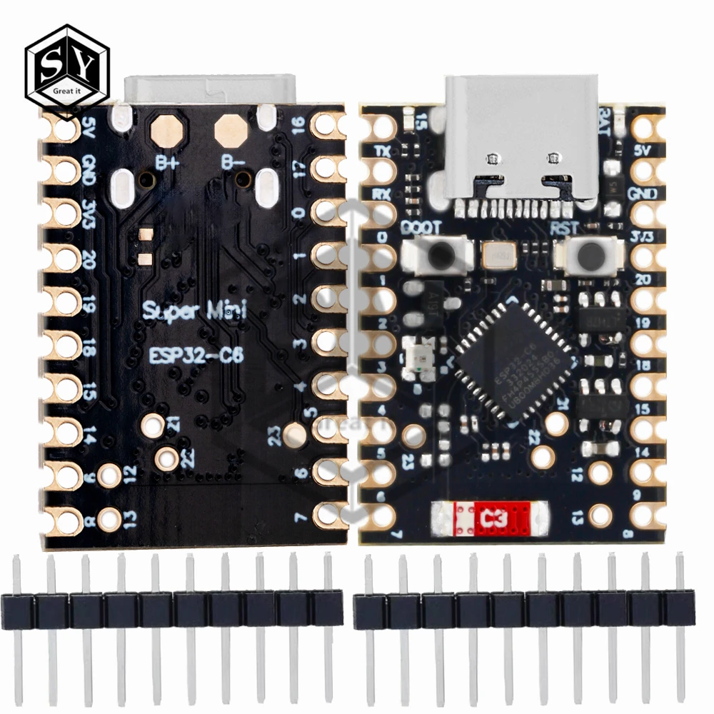 ESP32-C6 SuperMini Development Board Microcontroller Programming ...
