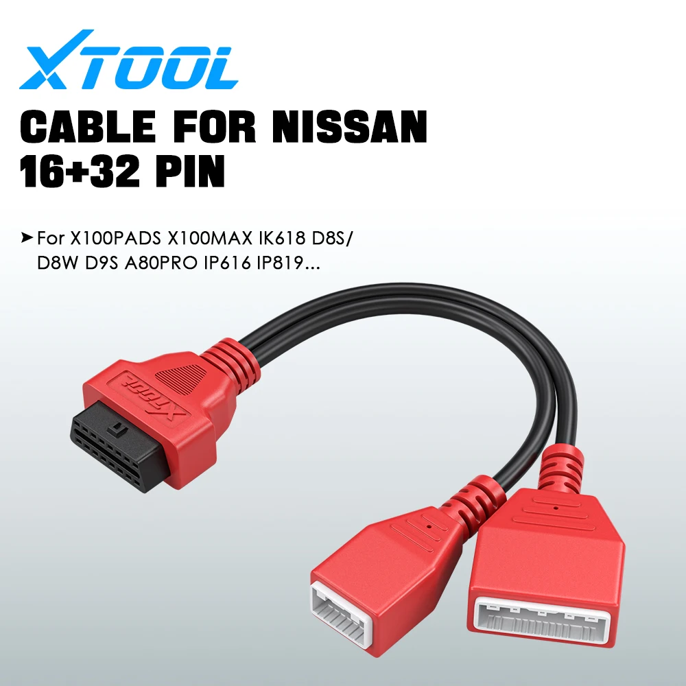 Original-XTOOL-16-32-Pin-Male-To-OBD2-Cable-for-Nissan-Gateway-Adapter ...