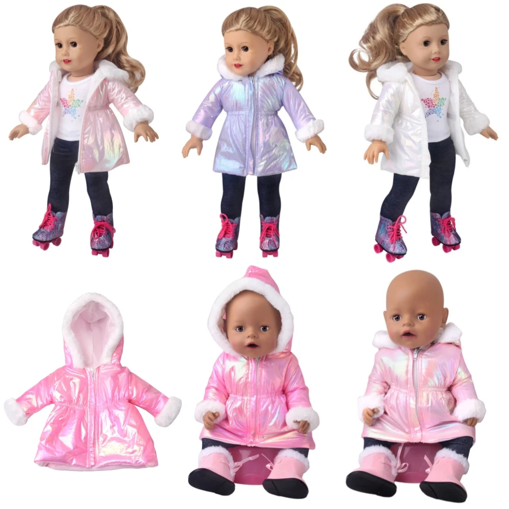 Winter Doll Clothing 43cm Newborn Doll down Jacket Suitable for 14-18 ...