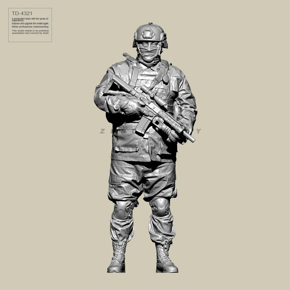 50MM-Resin-Soldier-model-kits-figure-colorless-and-self-assembled-TD ...