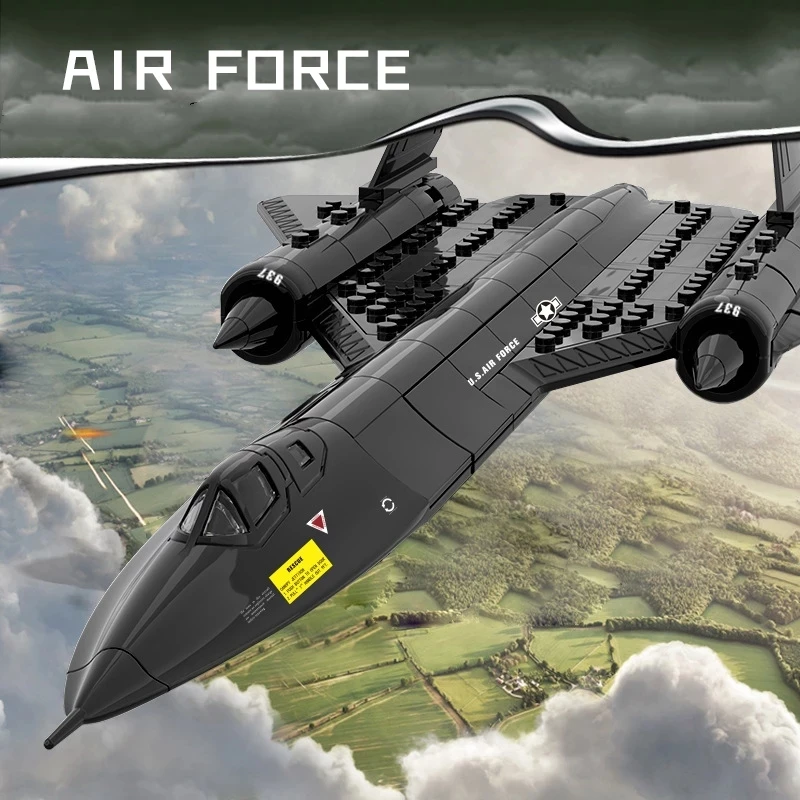 NEW-SR-71-Blackbird-Reconnaissance-Aircraft-Model-Building-Blocks ...