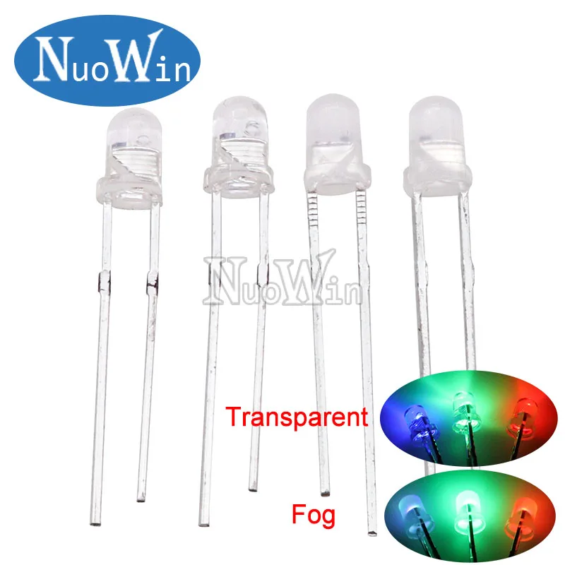 50pcs-3MM-Fast-Slow-RGB-Flash-Red-Green-Blue-Rainbow-Multi-Color-F3 ...