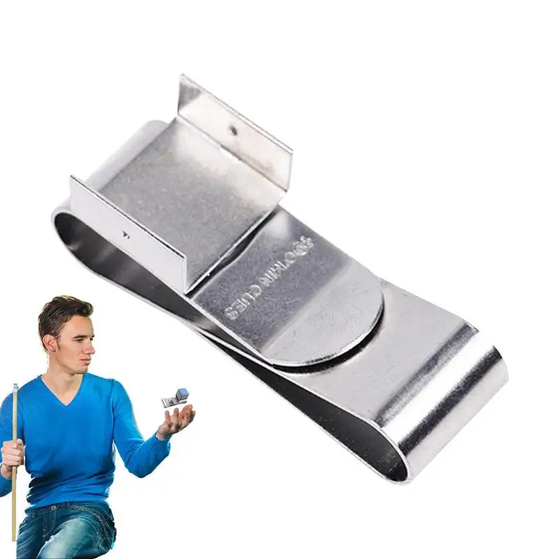 Strong-Suction-Convenient-Pool-Table-Chalk-Cubes-Holder-Clip-S-Shape ...