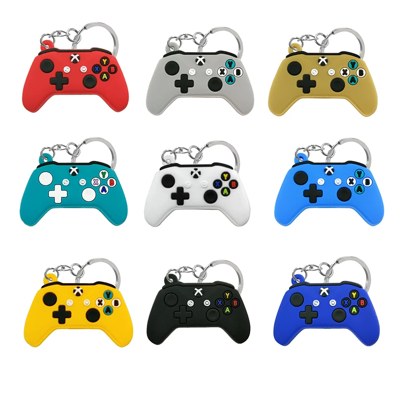 1PCS-PVC-Keychains-Colorful-Game-Controller-Key-Chains-for-Car-Keys ...
