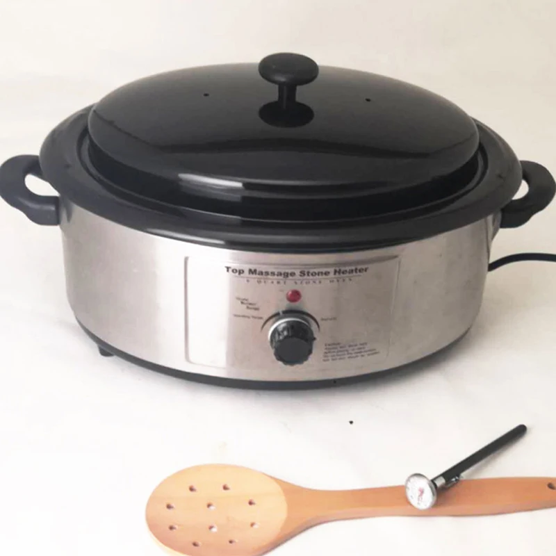 SPA Hot Stone Rock Heating Pot Massage Stone Warmer Heater