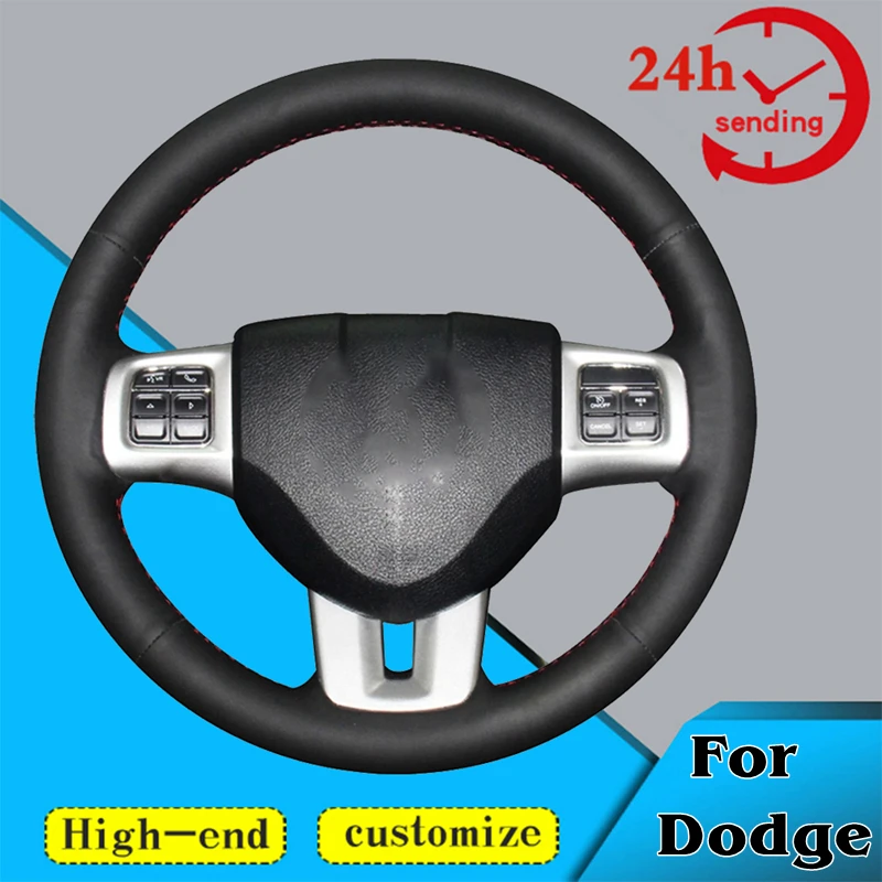 Custom Car Steering Wheel Braid Cover 100% Fit For Dodge Grand Caravan ...