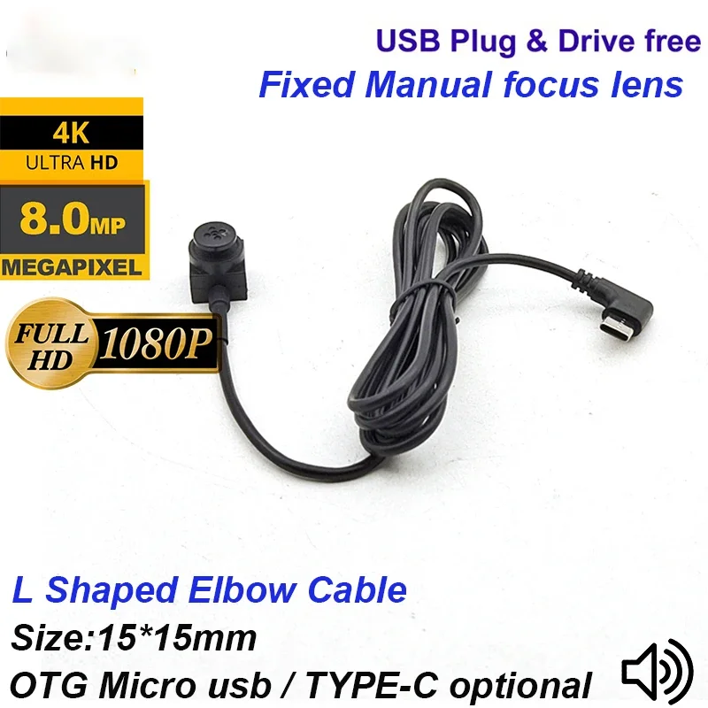 L-Shaped-Cable-1-5meters-1080P-8MP-4K-Security-Audio-Video-OTG-USB-2-0 ...