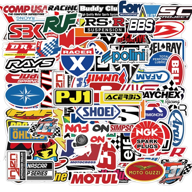 Racing Logo Stickers