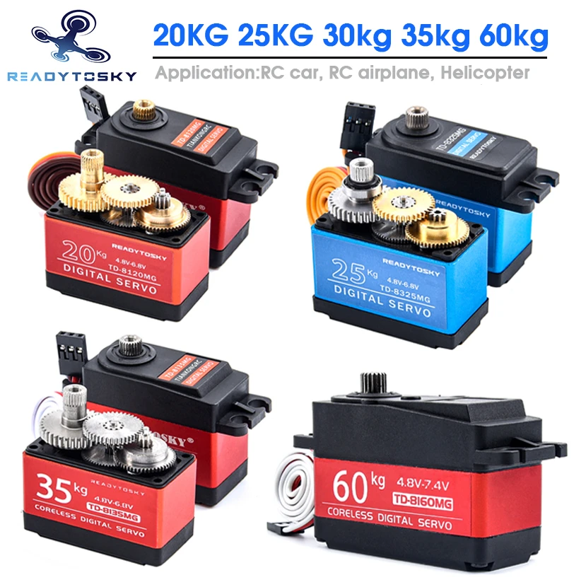 Waterproof 180/270/360 Degree 20KG 25KG 30kg 35kg 60kg Large Torque ...