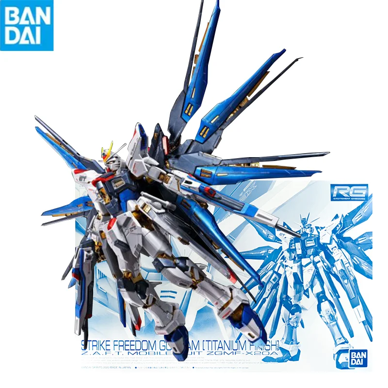 Bandai Gunpla Rg 1/144, Zgmf X20A, Strike Freedom, Gundam, acabado de ...