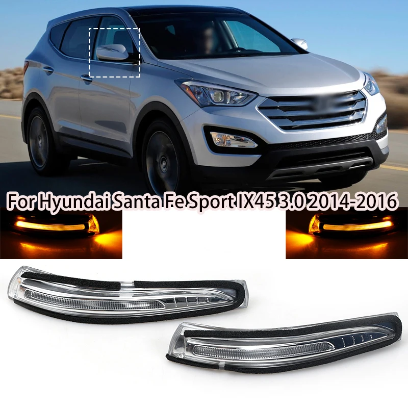 Auto Side Rearview Mirror LED Turn Signal Lamp Car Flashing Light For ...