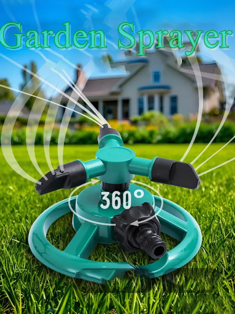 Lawn Small Disc Sprinkler with Three-Pronged Rotatable Design: The Real ...