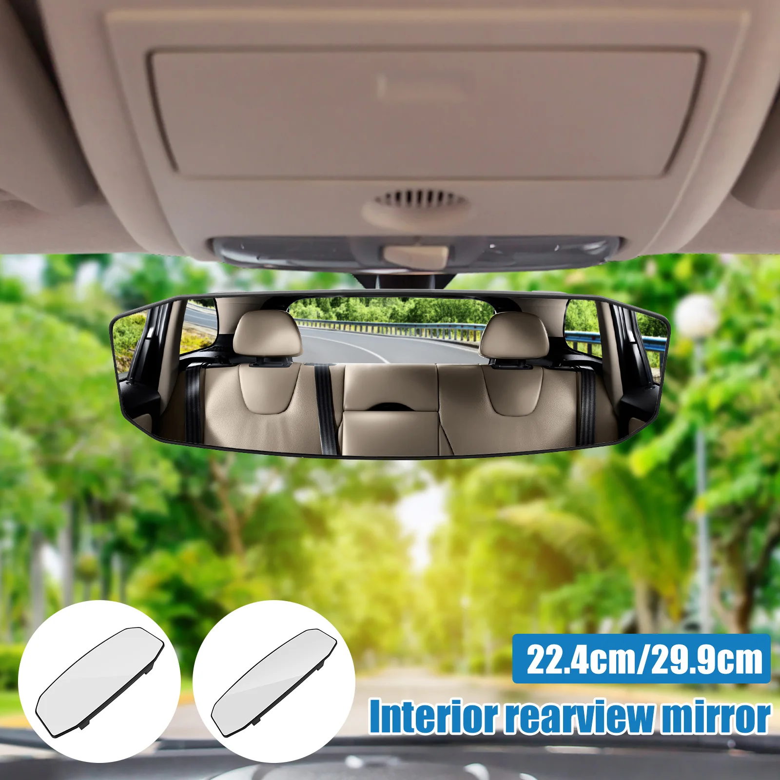 Rear-View-Mirror-Interior-Rearview-Mirror-Adjustable-Auto-Safety-Wide ...