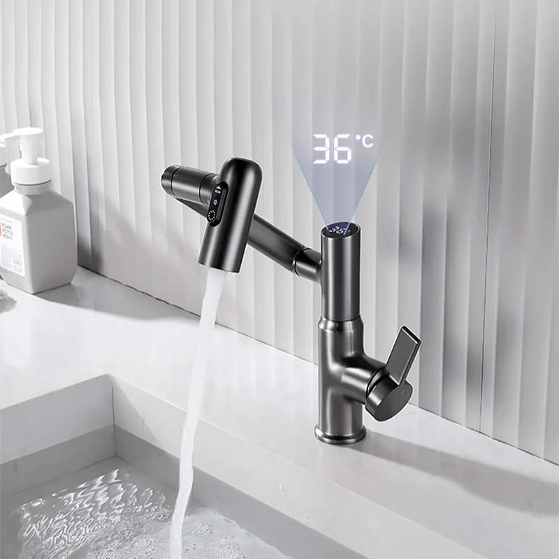 Kitchen-Faucet-Smart-Digital-Display-Rocker-Bathroom-Sink-Faucet ...