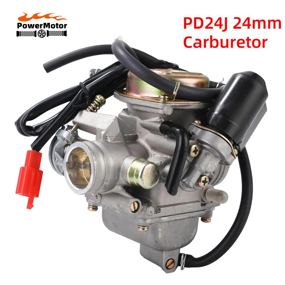 PD24J-Carburetor-24mm-Motorcycle-Fuel-System-Parts-GY6-125CC-150CC-ATV ...