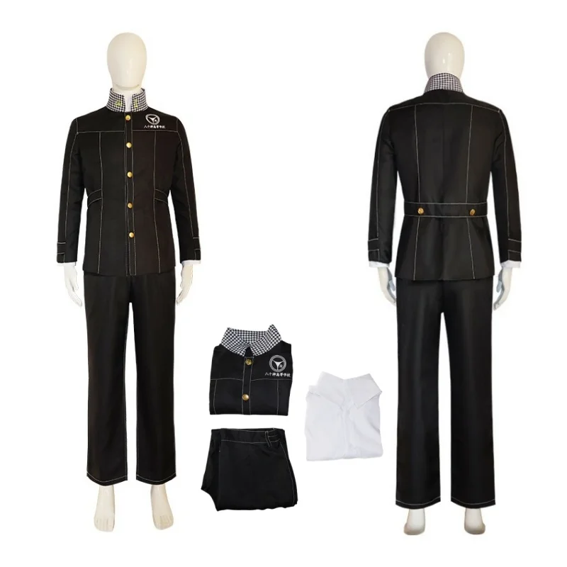 Yu Narukami Cosplay Costume Adult Men Boy School Uniform Men Suit ...