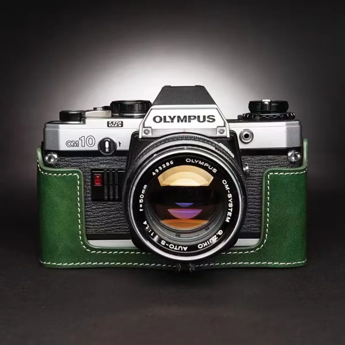Camera Genuine Leather Cowhide Bag Body Box Case for Olympus OM-1 OM1 ...
