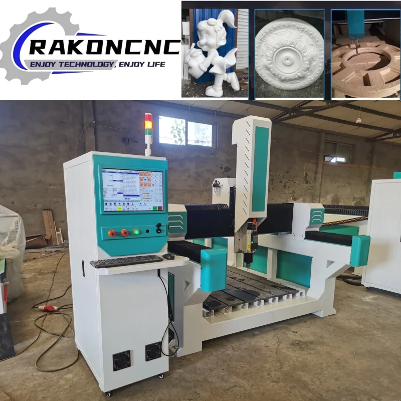 3D Foam Cutting Machine CNC Foam Aluminum Wood Router Foam Carving ...