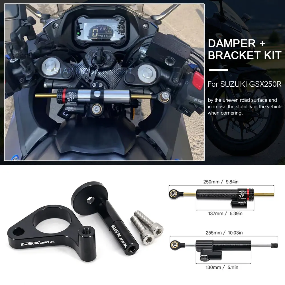 Stabilizer Damper Bracket Kit For Suzuki Gsx250r Gsx 250 R 250r Gsxr ...