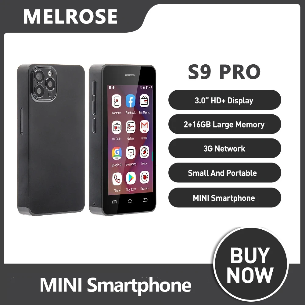 Melrose-S9-Pro-Smartphone-Super-Mini-3Inch-Ultra-Slim-Quad-Core-2GB ...