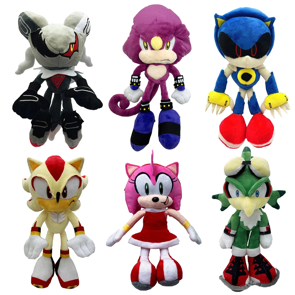 New-Arrival-Super-Sonic-Plush-Toy-The-Hedgehog-Amy-Rose-Knuckles-Tails ...