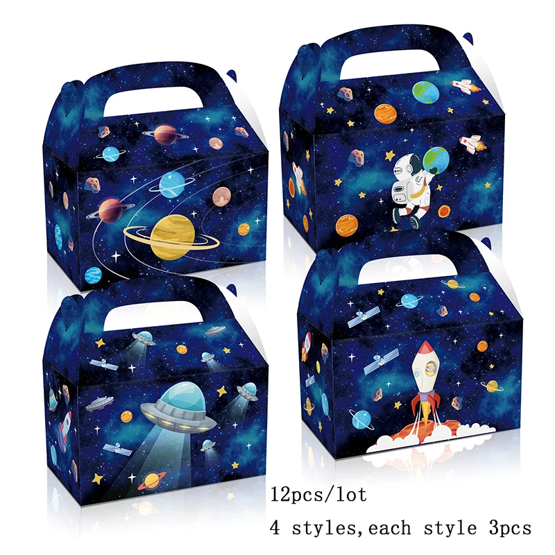 12Pcs-lot-Lovely-astronaut-candy-box-Universe-Planet-gift-box-space ...
