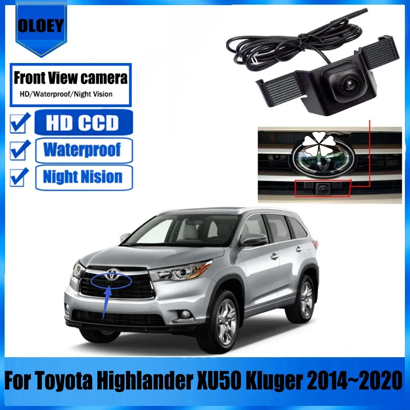 Car-Front-View-Camera-For-Toyota-Highlander-XU50-Kluger-2014-2015-2016 ...